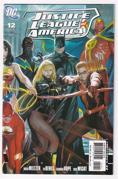Justice League Of America 12 October 2007 Dc Brad Meltzer Benes Hope