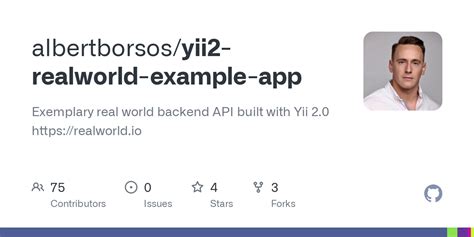 github albertborsos yii2 realworld example app exemplary real world