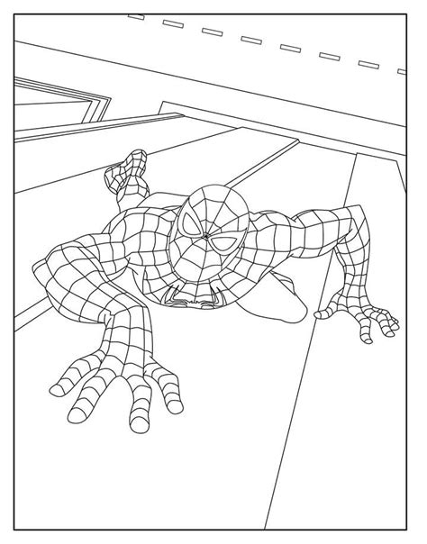 Coloriage Spiderman 7 Télécharger Et Imprimer Gratuit Sur