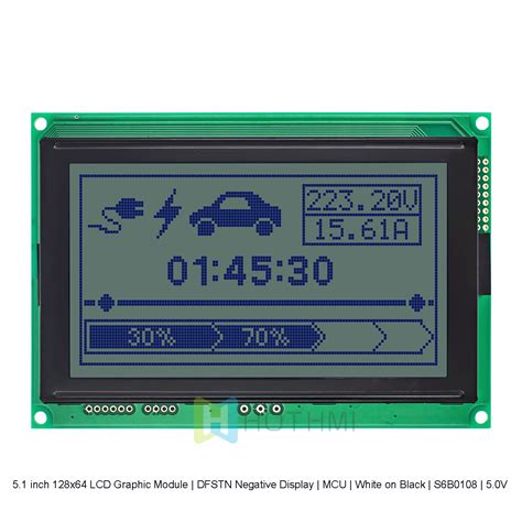 Arduino 20x2 Character Monochrome Lcd Modulestn Front Displaywhite