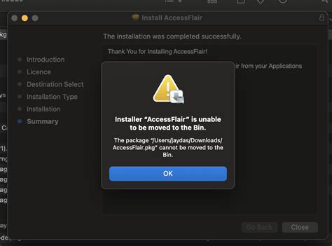Installation MacOS Installer Pkg Does Not Move To He Bin Automatically Stack Overflow