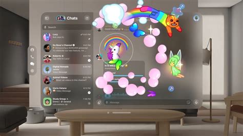 Apple Vision Pro Telegram Kündigt Visionos App Mit Neuen Video Player Und Ar Stickern An