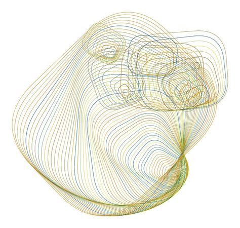 Abstract Geometric Background With Shape Of Rounded Rectangle Pattern Surface Details Drawing