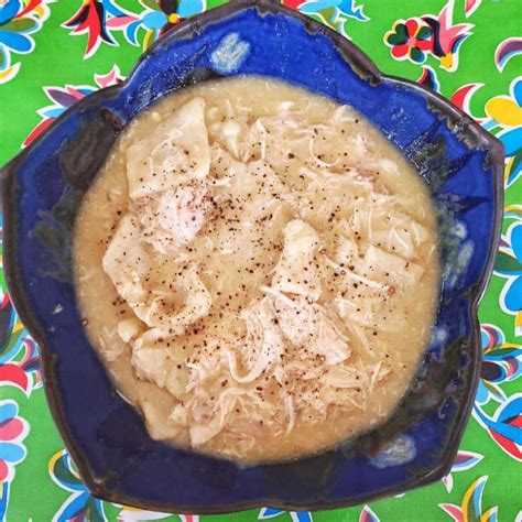 Southern Chicken And Dumplings With Flat Dumplings