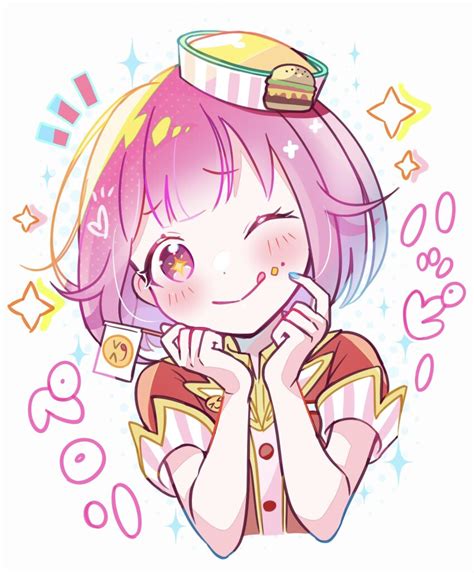 Momomo M0 3 Ootori Emu Project Sekai Multicolored Headwear Commentary Request Highres