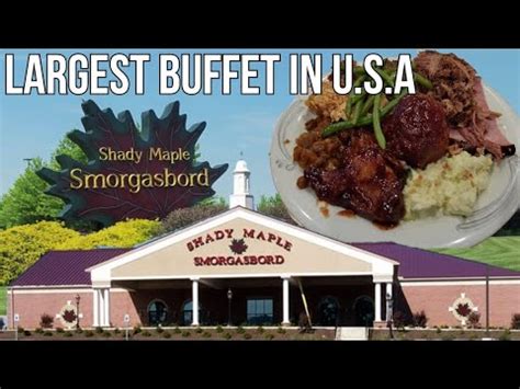 Largest Buffet In America Shady Maple Smorgasbord Review Lancaster Pa
