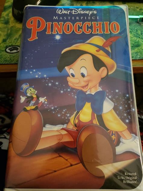 Pinocchio Vhs Walt Disneys Masterpiece Images And Photos Finder