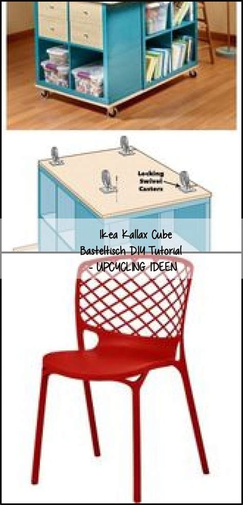 Ikea Kallax Cube Crafting Table DIY Tutorial UPCYCLING IDEAS