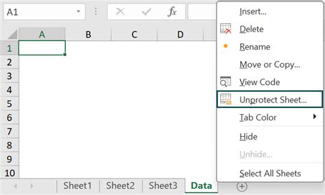 vba unprotect sheet in excel examples how to use
