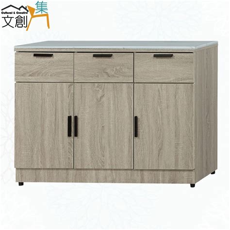 文創集 戴可洛4尺高硬度岩板低餐櫃 Pchome 24h購物