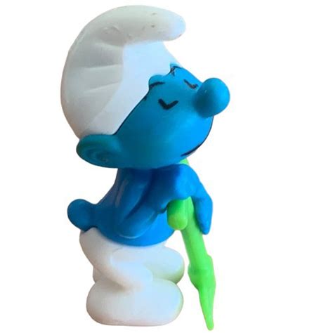 Farmer Smurf With Shovel Garden Smurfs Ferrero Kinder Suprise 1997