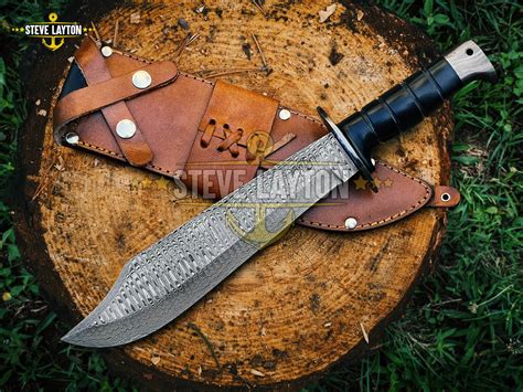 Military Bowie Knife Horn Hilted Chindit Bowie Knife