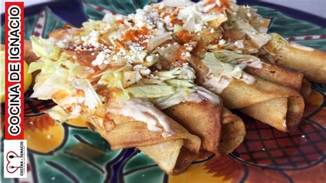 Como Hacer Tacos Dorados De Papachorizoespinacas Hacer Tacos Como Hacer Tacos Dorados