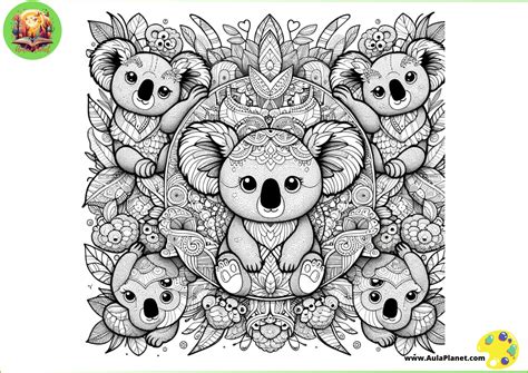 Mandalas De Koalas Para Colorear Descargas Gratuitas