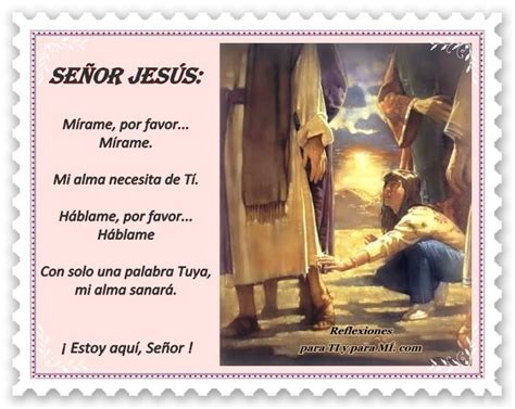 Reflexiones Para Ti Y Para M Se Or Jes S M Rame Por Favor M Rame