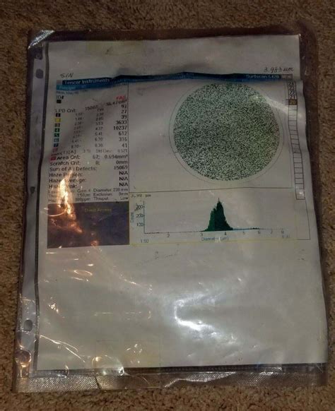 Kla Tencor Calibration Wafer Set For Surfscan Parts Used For Sale