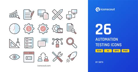 download automation testing icon pack available in svg png and icon fonts