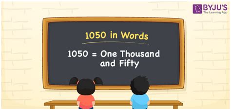 1050 In Words Spelling 1050 Write 1050 In Words