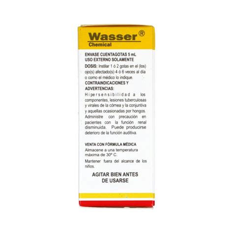 Wassertrol Solución Oftálmica Estéril Frasco X 5ml Los Expertos En