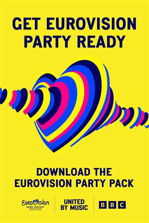 Bbc One Eurovision Song Contest Eurovision 2024 Party Pack