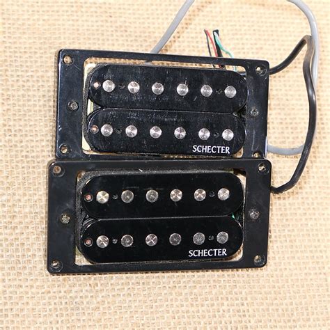 Pickups Black Genuine 2005 Schecter Research Omen Extreme 6 Reverb