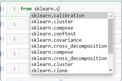 Jupyter S Tab Auto Complete Is Not Working For Several Libraries Like Sklearn Numpy Seaborn