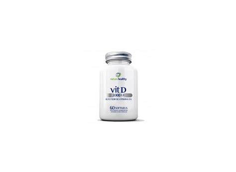 Vitamina D UI Nature Healthy c Cápsulas o Melhor Preço é no Zoom