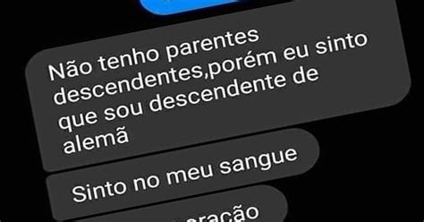 Sinto que sou descendente de alemã Aziume Blog de humor