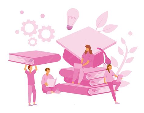 Premium Vector Learning Progress And Book Reading As Horizon