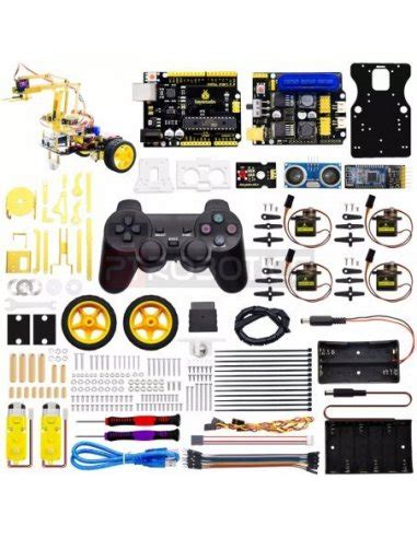 Kit Carro Robot WD com Braço Mecânico DOF Keyestudio Keyestudio