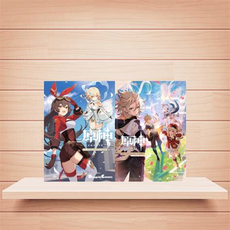 Genshin Impact Anthology 2 เล่มชุดหนังสือการ์ตูนมังงะ Shopee Thailand