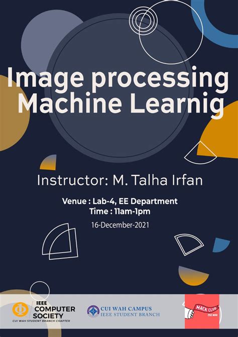 Image Processing Machine Learning Workshop Career Development Center Cui Wah