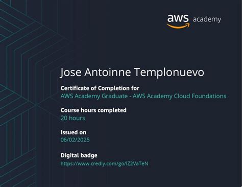Aws Cloudcomputing Awsacademy Techskills Jose Antoinne Templonuevo