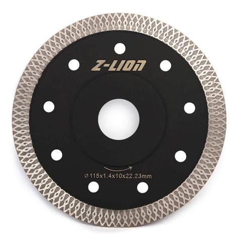 Wet Saw Porcelain Tile Cutting Blade 4 5 Inch Z Lion Diamond Tool Store