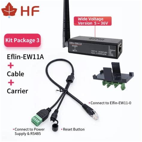 Jual Elfin Ew11 Serial Converter Modbus Rs485 To Wifi Wireless Iot Tcpip Shopee Indonesia