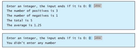 Solved Count Positive And Negative Numbers And Compute Chegg