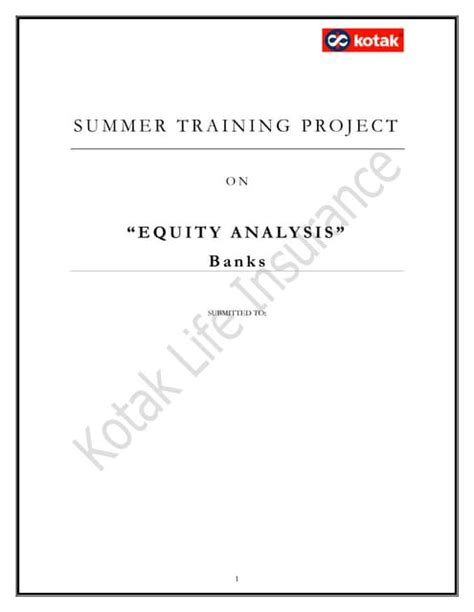 Introduction On Equity Research Doc