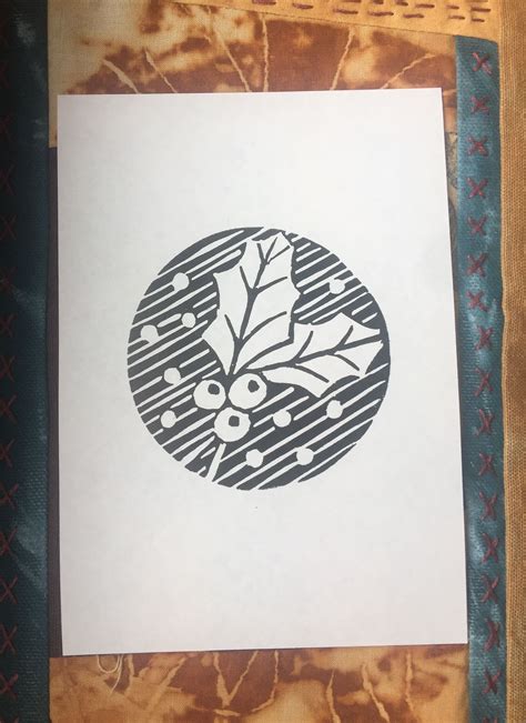 Print Christmas Card Christmas Art Christmas Design Linocut