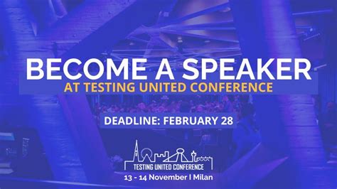 Testingunited Qa Callforspeakers Milan2025 Softwaretesting Ai