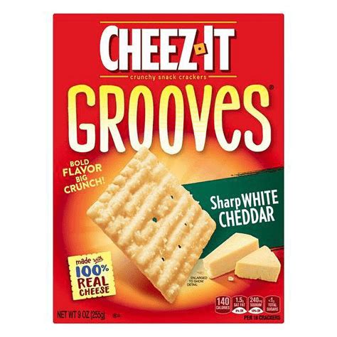 Cheez It Grooves Crispy Cracker Chips