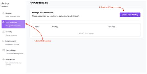 create api key