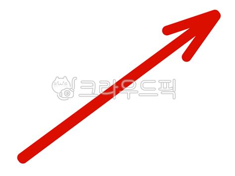 화살표 화살표그림 빨간화살표 위로가는화살표 대각선 사진이미지일러스트캘리그라피 레몬쓰작가