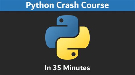 Complete Python Crash Course In 35 Minutes Youtube
