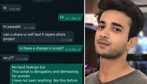 Actor Saurabh Verma Said No To Derogatory Layerr Shot Ad Banned For