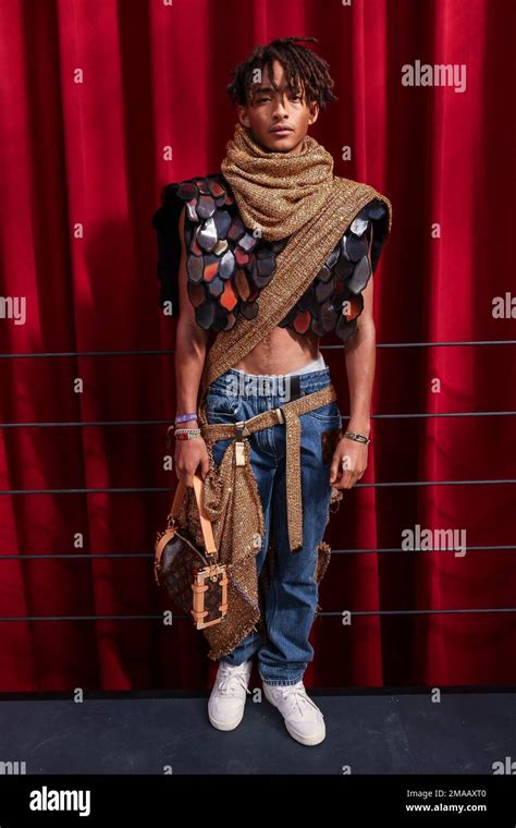Jaden Smith Arrives For The Louis Vuitton Ready To Wear Springsummer
