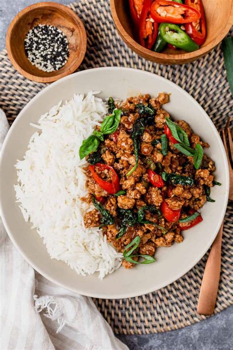Thai Basil Chicken Pad Kra Pao