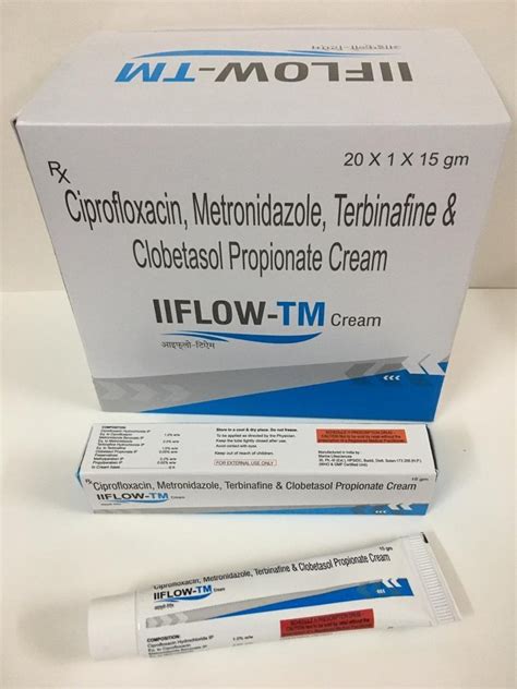 Iiflow Tm Ciprofloxacin Metronidazole Terbinafine And Clobetasol