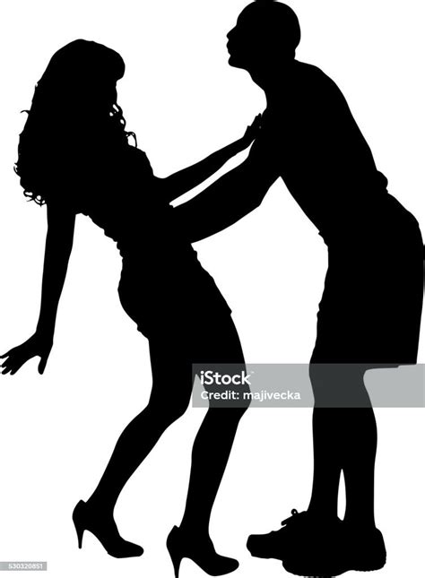 Vetores De Vetor Silhueta De Casal E Mais Imagens De Adulto Adulto