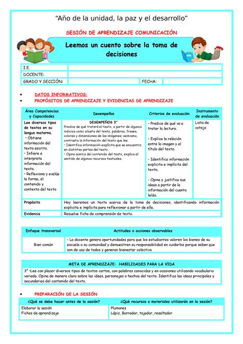 11 Leemos Un Texto Expositivo 241022 Sesion De Aprendizaje Themelower
