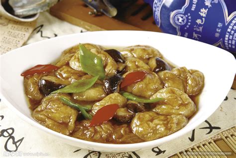 香菇油面筋摄影图传统美食餐饮美食摄影图库昵图网